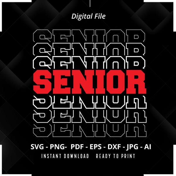 Senior Svg - Etsy