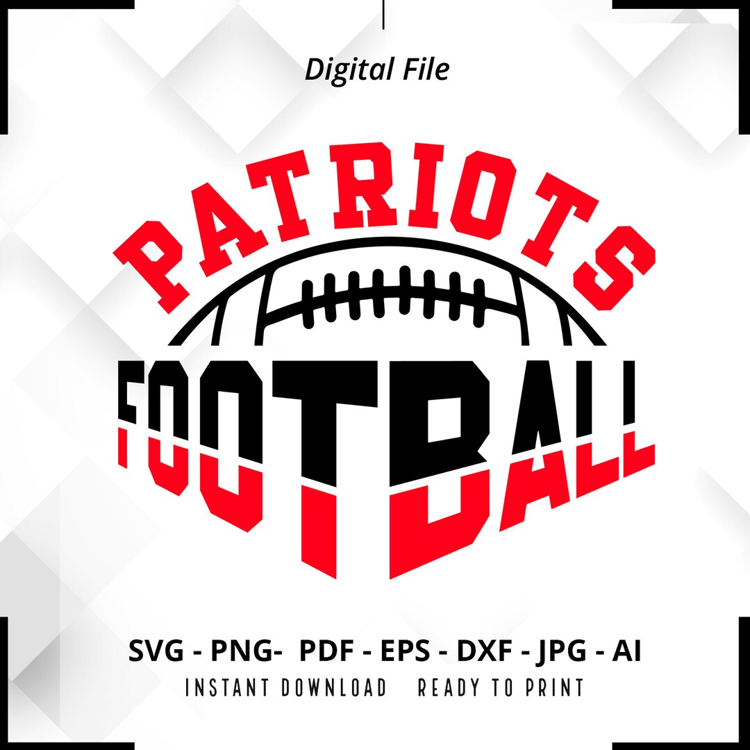 Patriots SVG PNG, Patriots Football Svg, Patriots Mascot Svg, Patriots ...