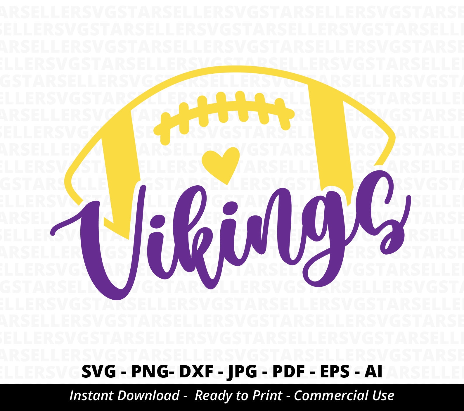 Vikings Football SVG, Mascot, Mom Pride (digital Files) - Etsy