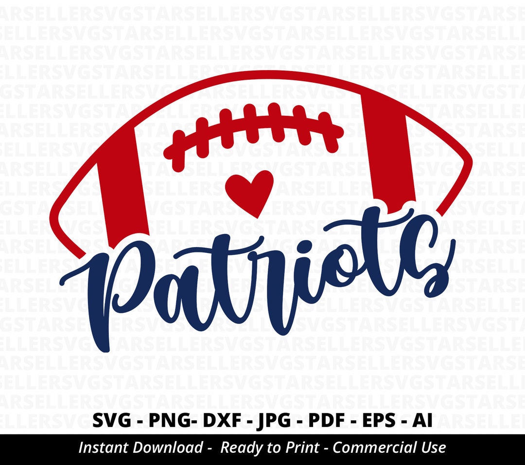 Patriots Football Svg,patriots Svg,patriots Shirt Svg,patriots Mascot ...