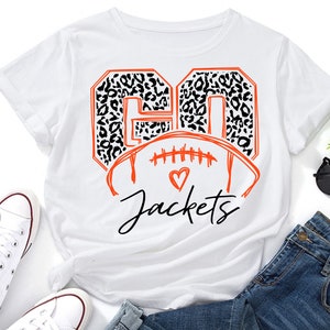 Go Jackets Football Svg,jackets Svg,go Leopard Jackets Svg,jackets ...