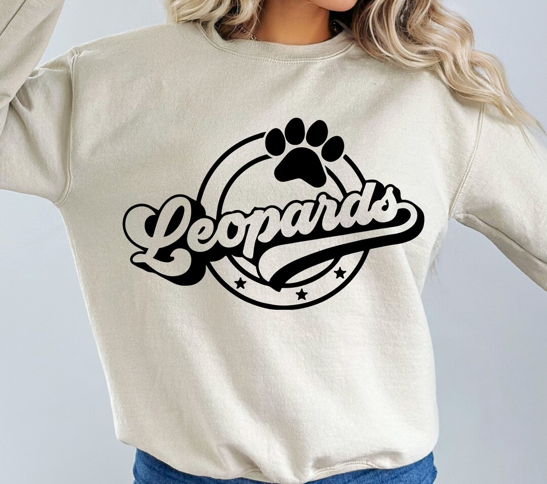 Leopards SVG PNG Leopards Paw Svg Leopards Mascot Svg - Etsy
