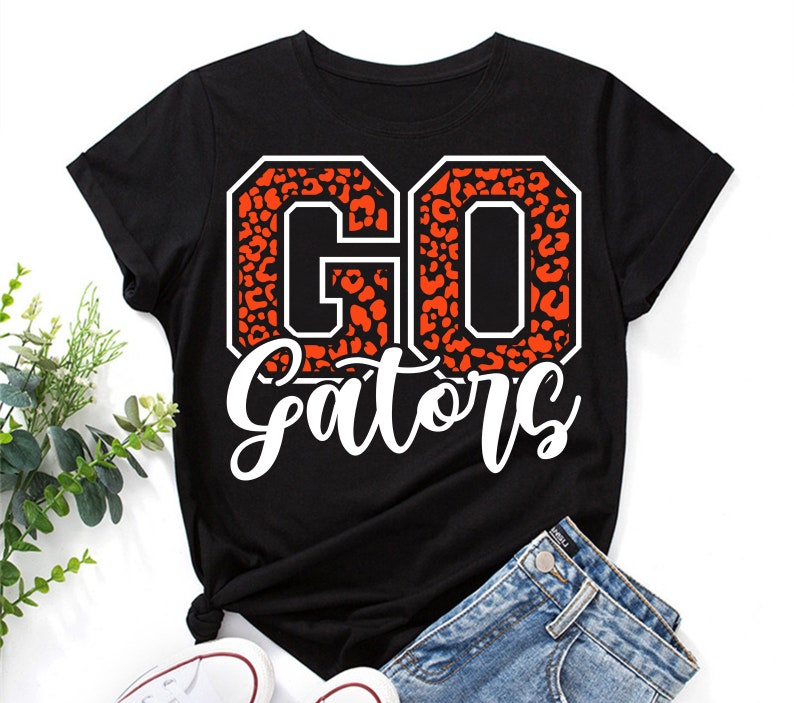 Leopard Go Gators SVG, Gators Cheer svg, Gators mascotte svg, Gators ...