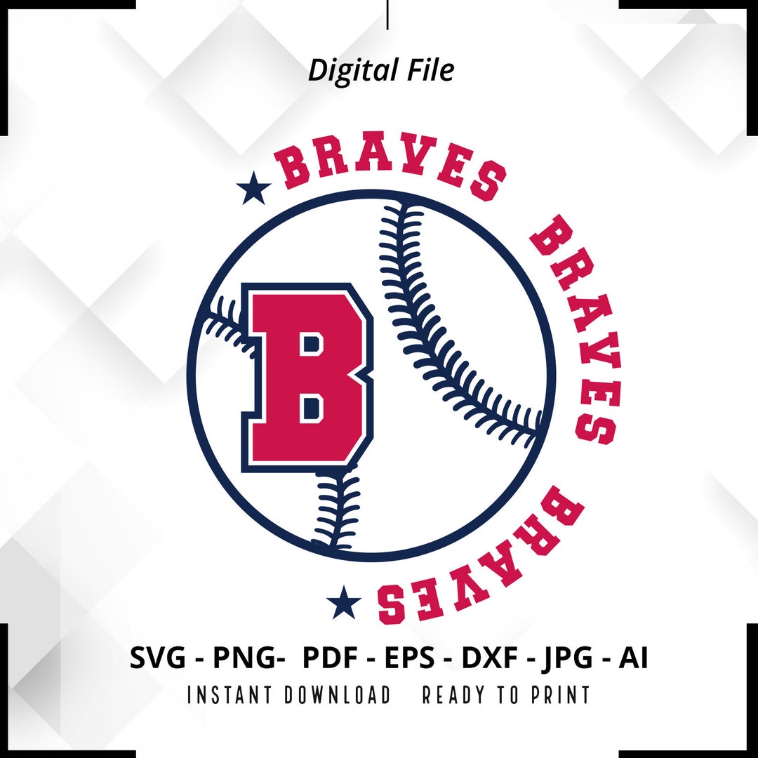 Braves Baseball SVG PNG, Braves Svg, Baseball Svg, Braves Shirt Svg ...