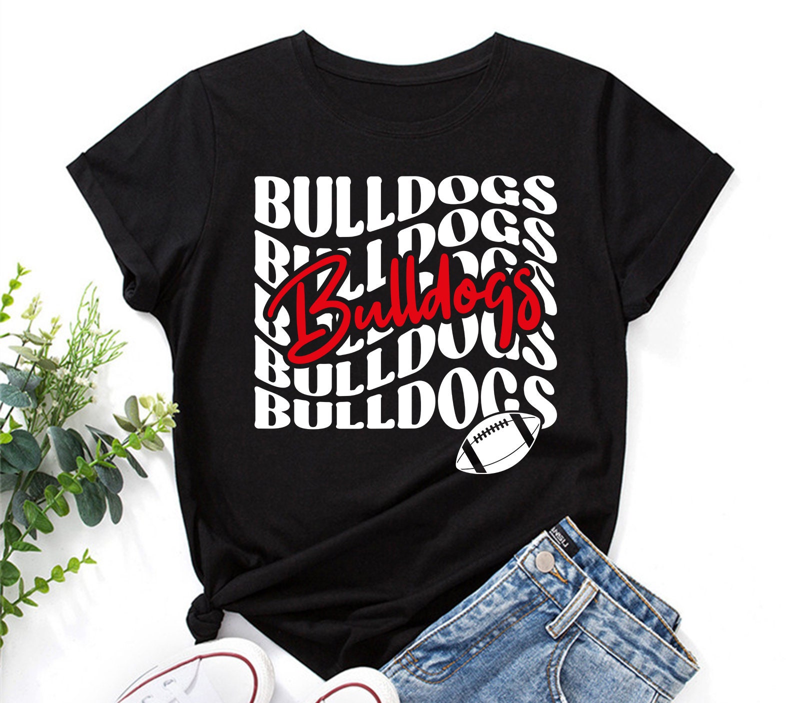 Bulldogs Svgbulldogs Stacked Svgteam Mascotschool Team Svg - Etsy