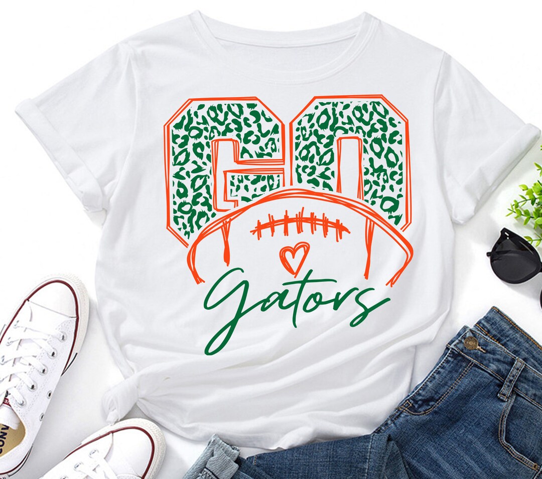 Go Gators Football Svggators Svgleopard Go Gators Svggators - Etsy