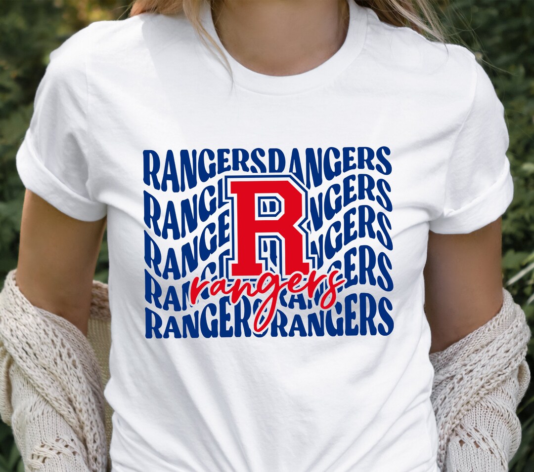 Rangers SVG PNG Stacked Rangers Svgrangers Shirt Svgrangers - Etsy
