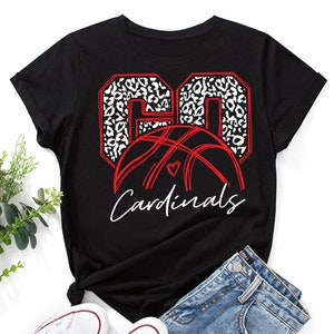 Leopard Go Cardinals Basketball SVG, School Spirit (digital File) - Etsy