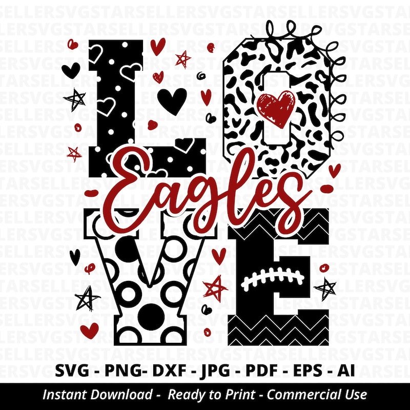 Eagle Mascot Svg - Etsy