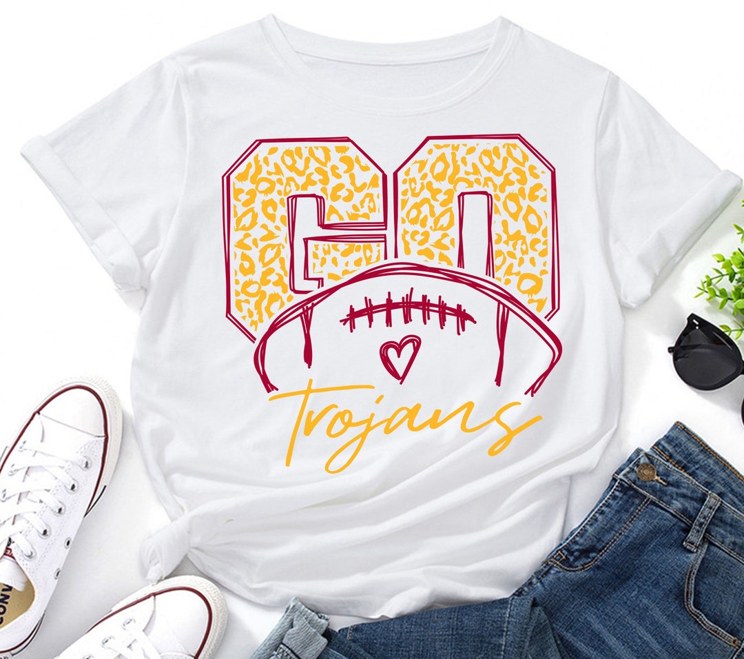 Go Trojans Football Svgtrojans Svgschool Team Svgtrojans - Etsy