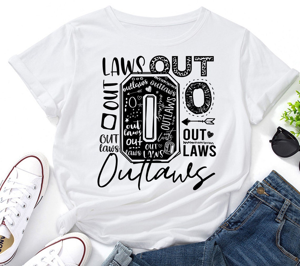 Outlaws Svg,outlaws Typography Svg,outlaws Football Svg,outlaws Mascot ...