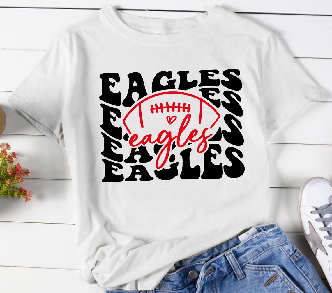 Eagles Football SVG PNG Eagles Svgstacked Eagles Svgeagles - Etsy