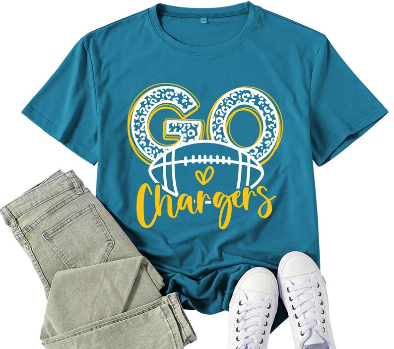 Go Chargers Football SVG PNG Chargers Svgleopard Go Chargers - Etsy