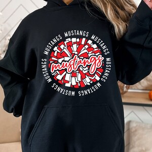 Mustangs Svg,mustangs Pom Pom Svg,mustangs Cheer Svg,mustangs ...