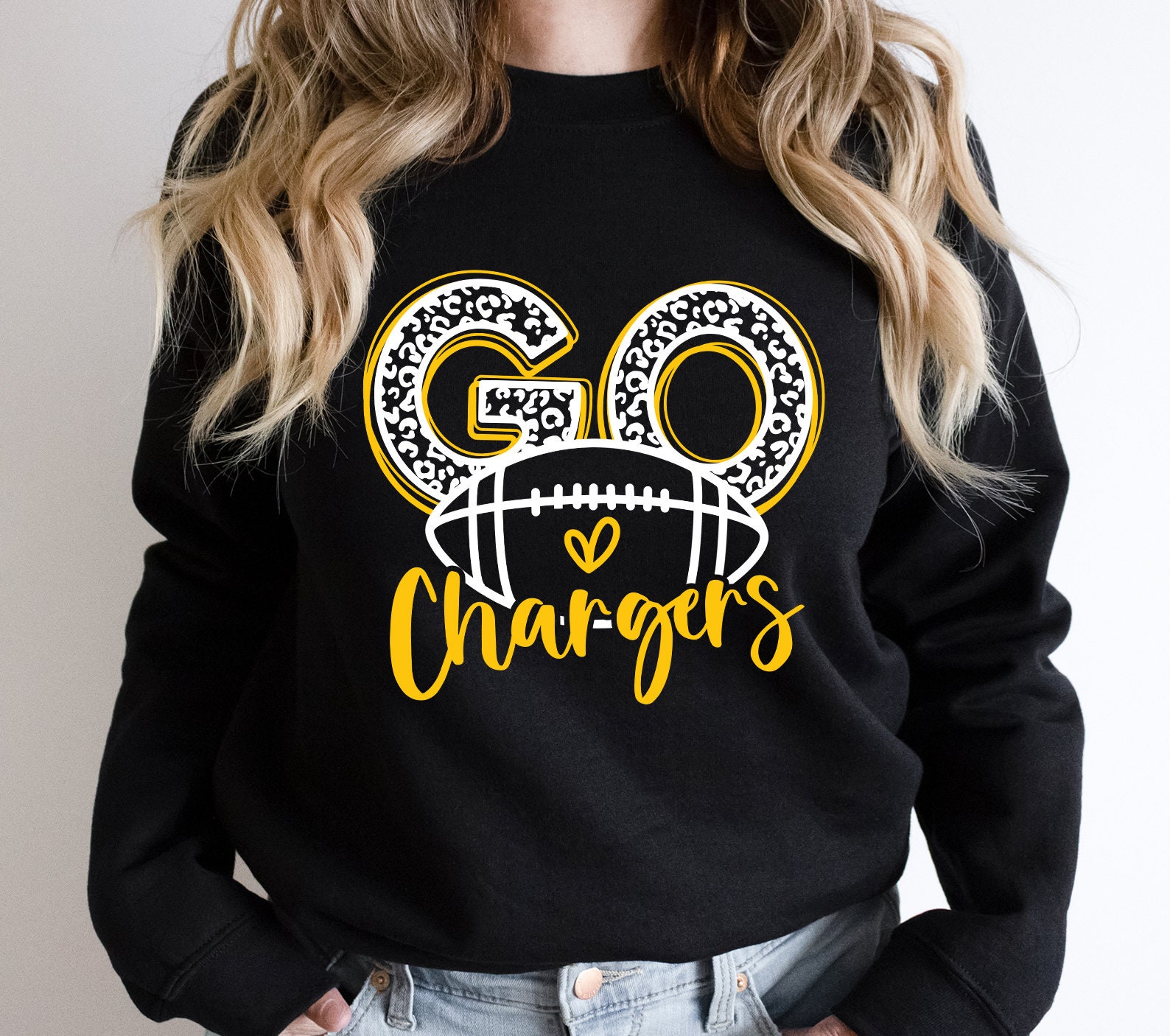 Go Chargers Football SVG PNG Chargers Svgleopard Go Chargers - Etsy