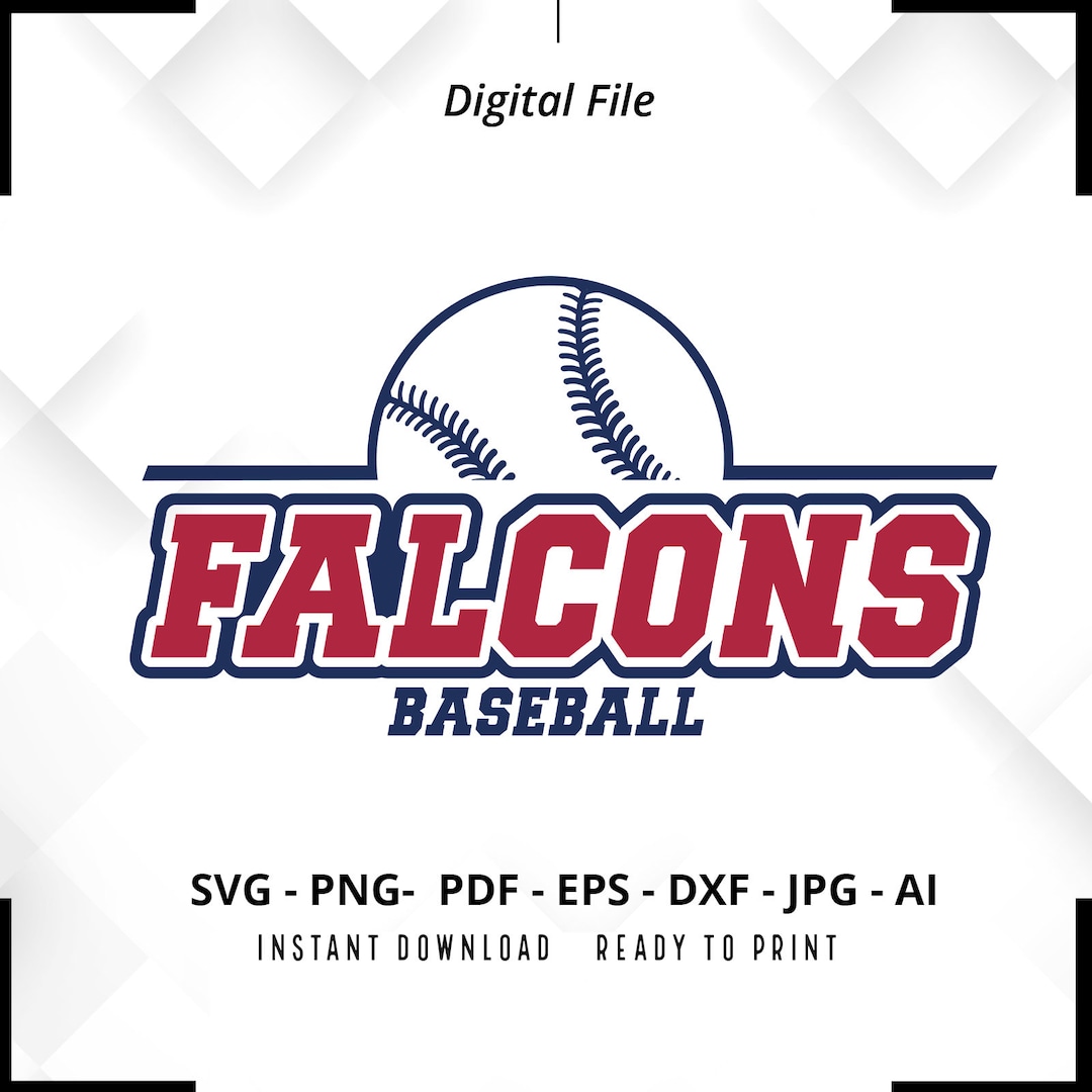 Falcons Baseball SVG PNG, Falcons Svg, Baseball Svg, Falcons Shirt Svg ...