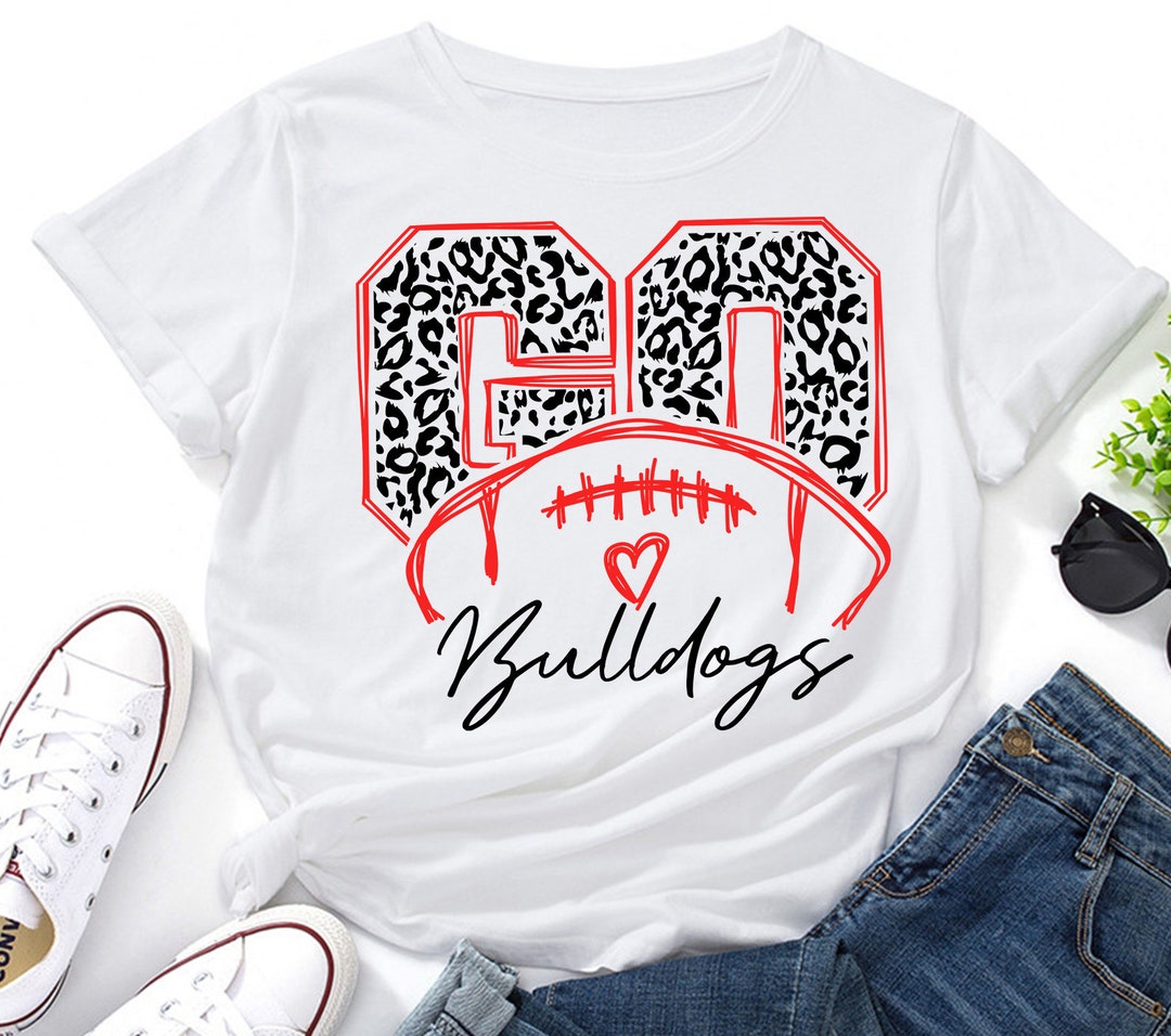 Go Bulldogs Football Svgbulldogs Svgleopard Go Bulldogs - Etsy