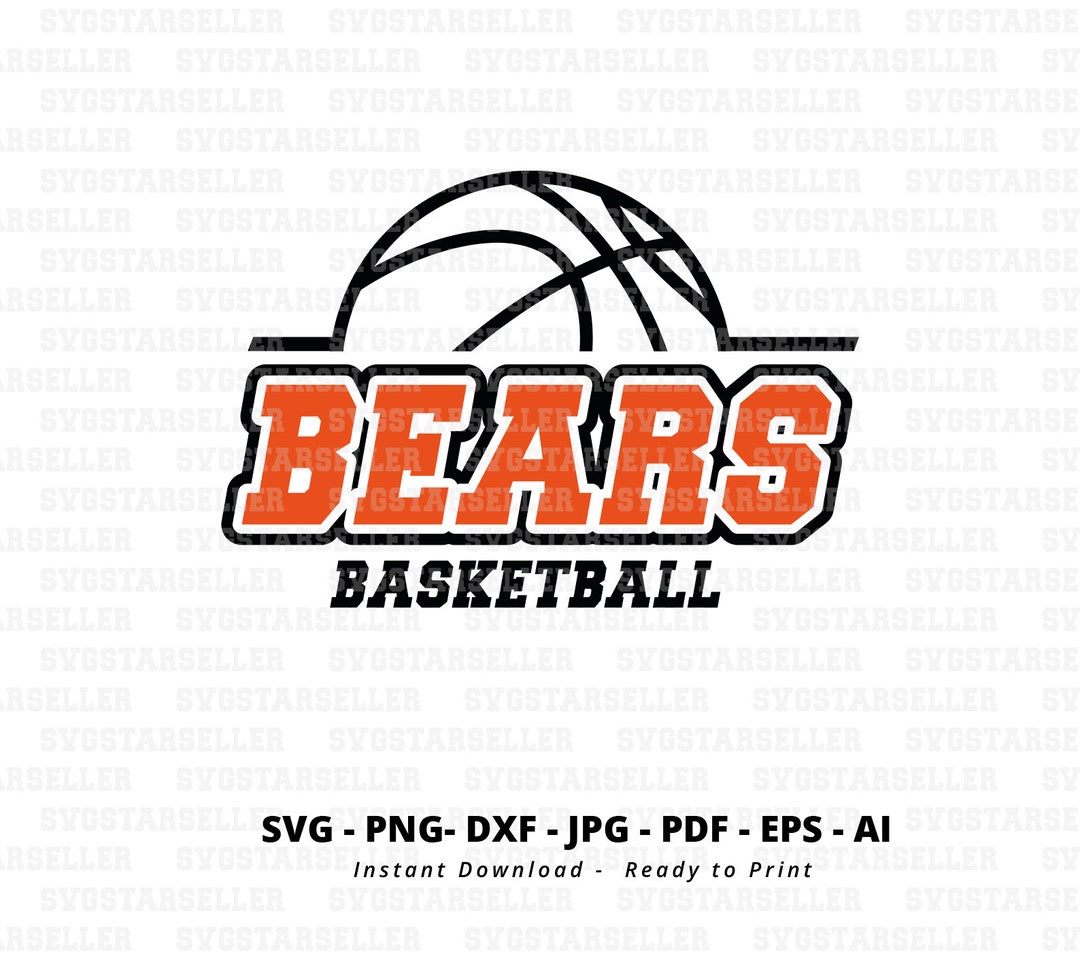 Bears Basketball SVG PNG Bears Svg Basketball Shirt Svg - Etsy