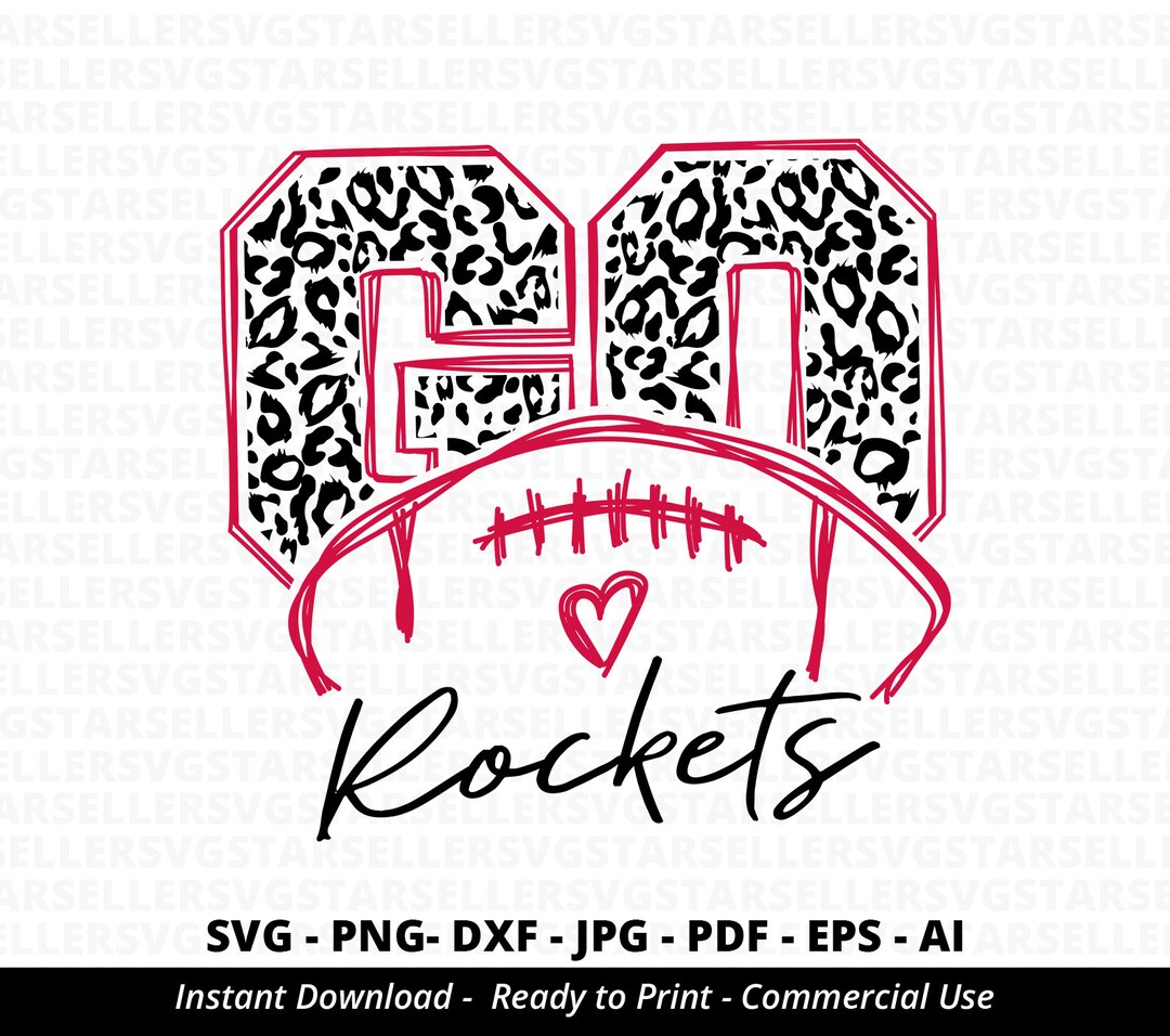 Go Rockets Svg,rockets Mascot Svg,rockets Svg,rockets Cheer Svg,sports ...