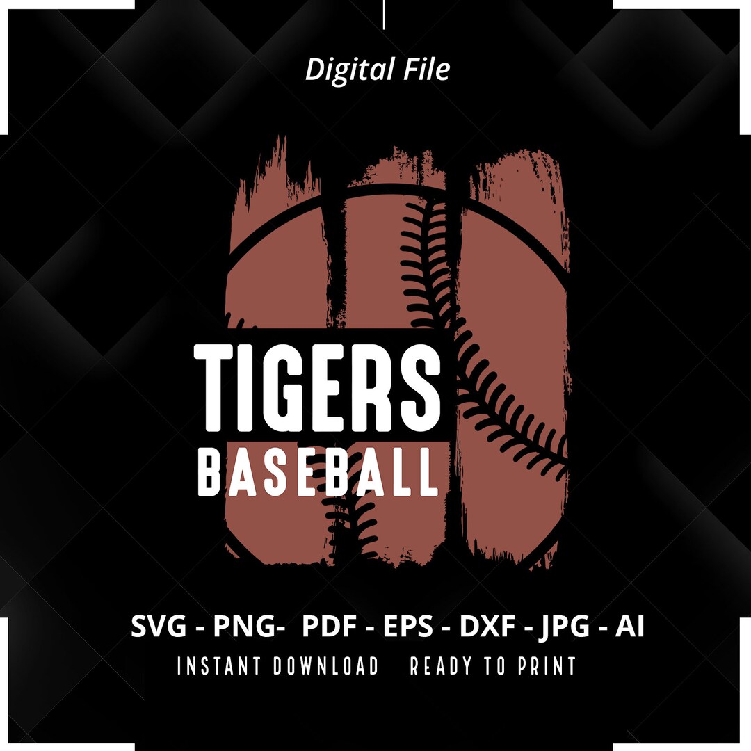 Tigers Baseball SVG PNG, Tigers Svg, Baseball Svg, Tigers Shirt Svg ...