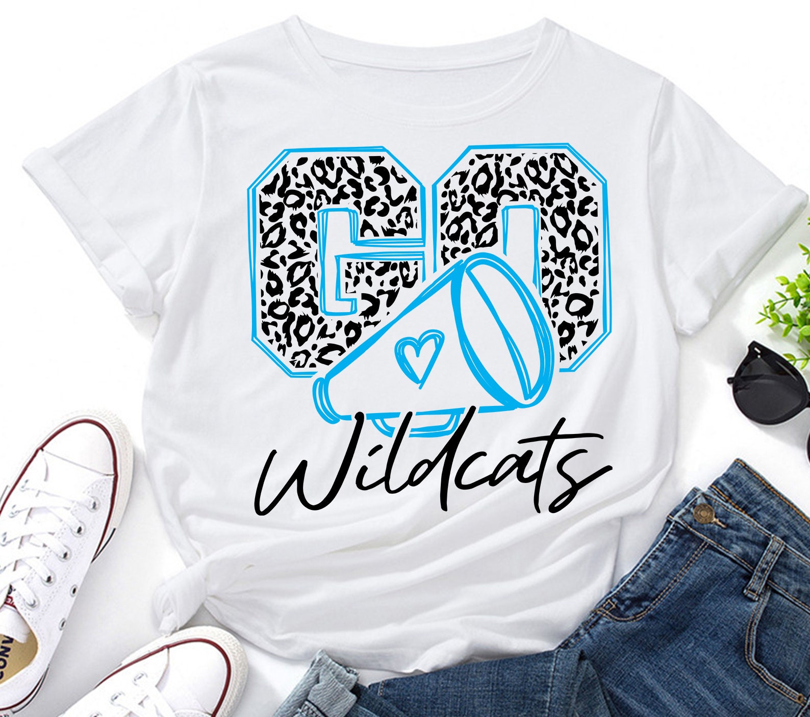Go Wildcats Leopard Svgwildcats Cheer Svgwildcats Mascot - Etsy