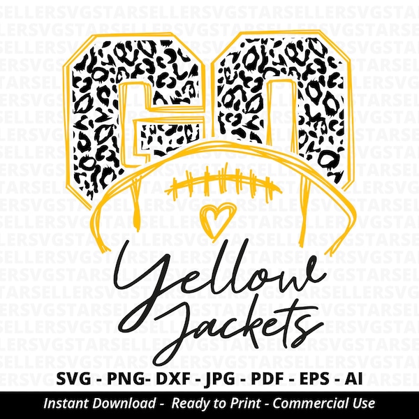 Yellow Jacket Mascot Svg - Etsy