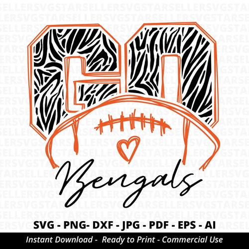 Bengals Football Svg File - Etsy