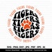 Tigers Paw SVG PNG Tigers Svgstacked Tigers Paw Svgtigers - Etsy