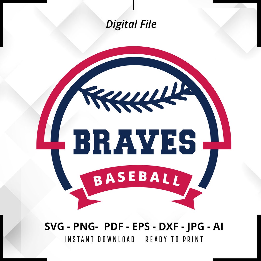 Braves Baseball SVG PNG, Braves Svg, Baseball Svg, Braves Shirt Svg ...