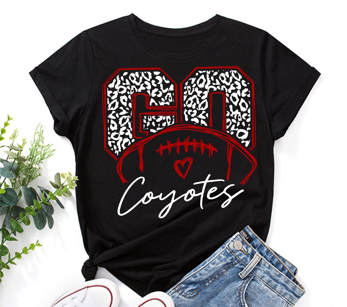 Go Coyotes Football Svgcoyotes Svggo Leopard Coyotes - Etsy