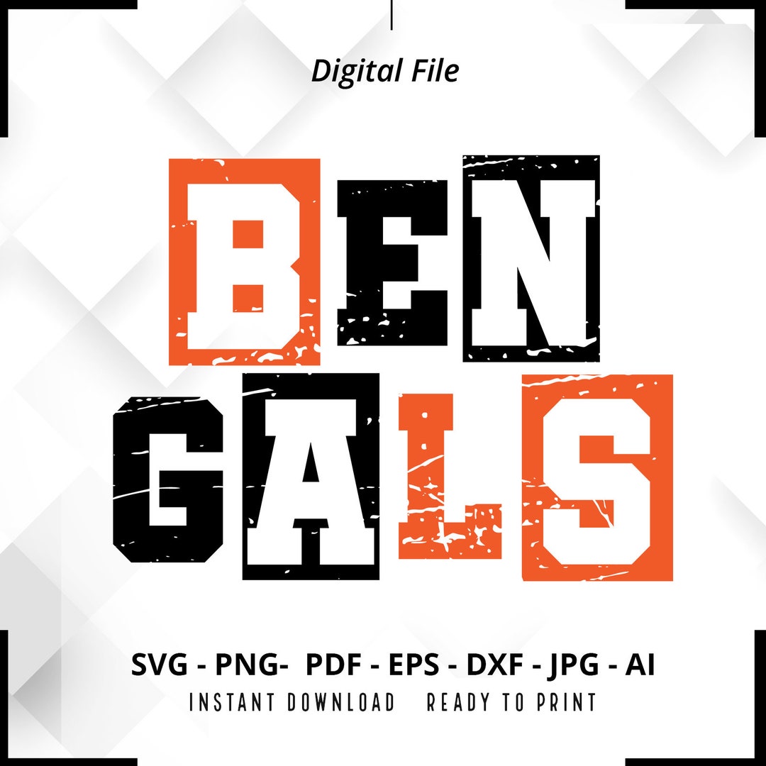 Bengals SVG PNG, Bengals Mascot Svg, Bengals Mama Svg, Bengals Shirt ...