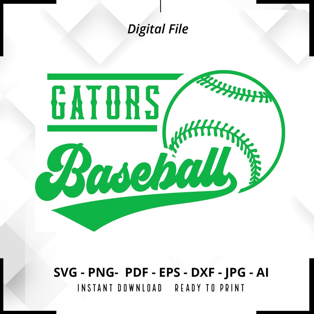 Gators Baseball SVG PNG, Gators Svg, Gators Shirt Svg, Gators Cheer Svg ...
