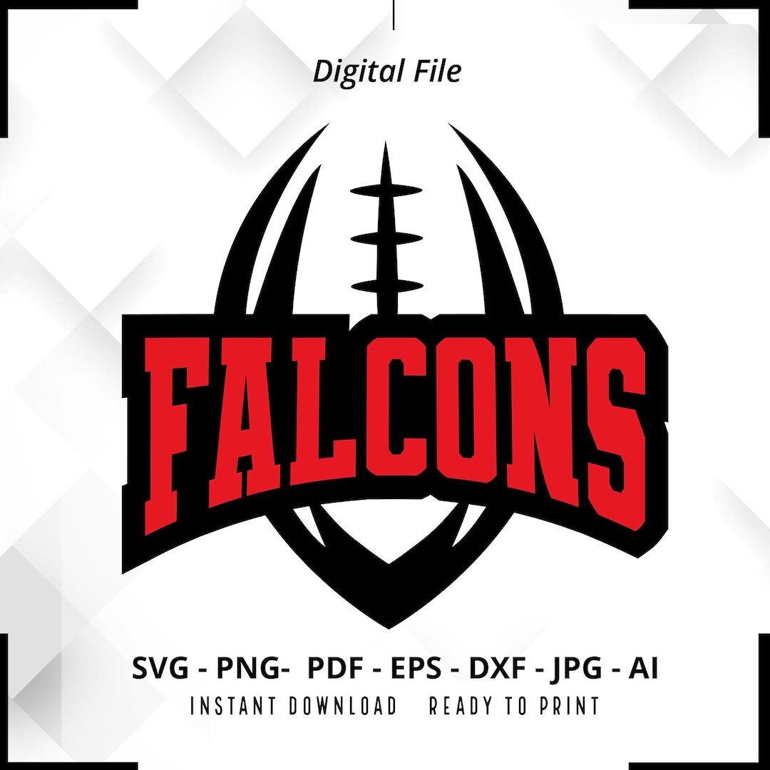 Falcons SVG PNG, Falcons Football Svg, Falcons Shirt Svg, Falcons ...