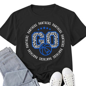 Go Panthers Basketball SVG PNG, Panthers Svg,leopard Go Panthers ...