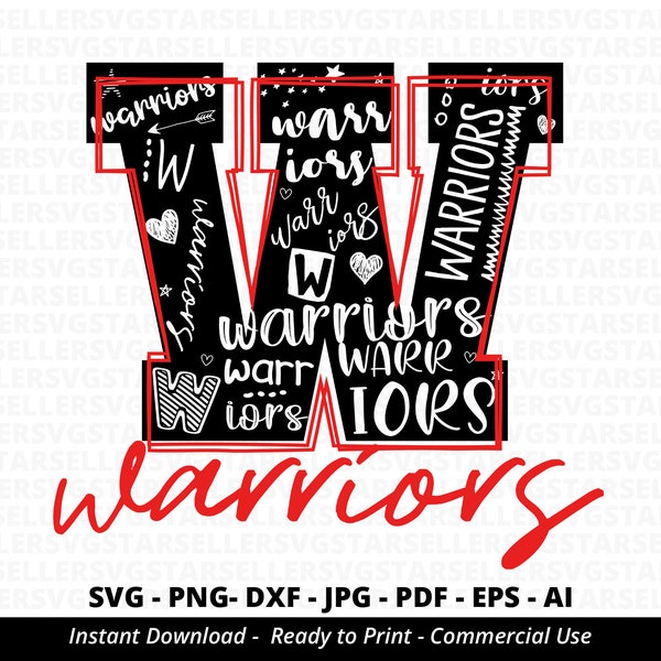 Warrior Svg - Etsy