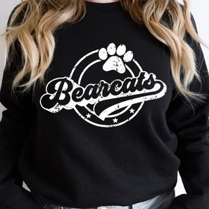 Bearcats SVG PNG, Bearcats Paw Svg, Bearcats Mascot Svg, Bearcats Cheer ...