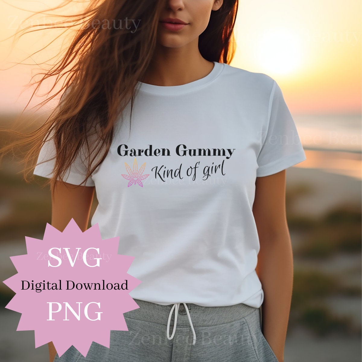 Garden Gummy Girl Svg Png Instant Digital Download, Svg Cut Files, Svg ...