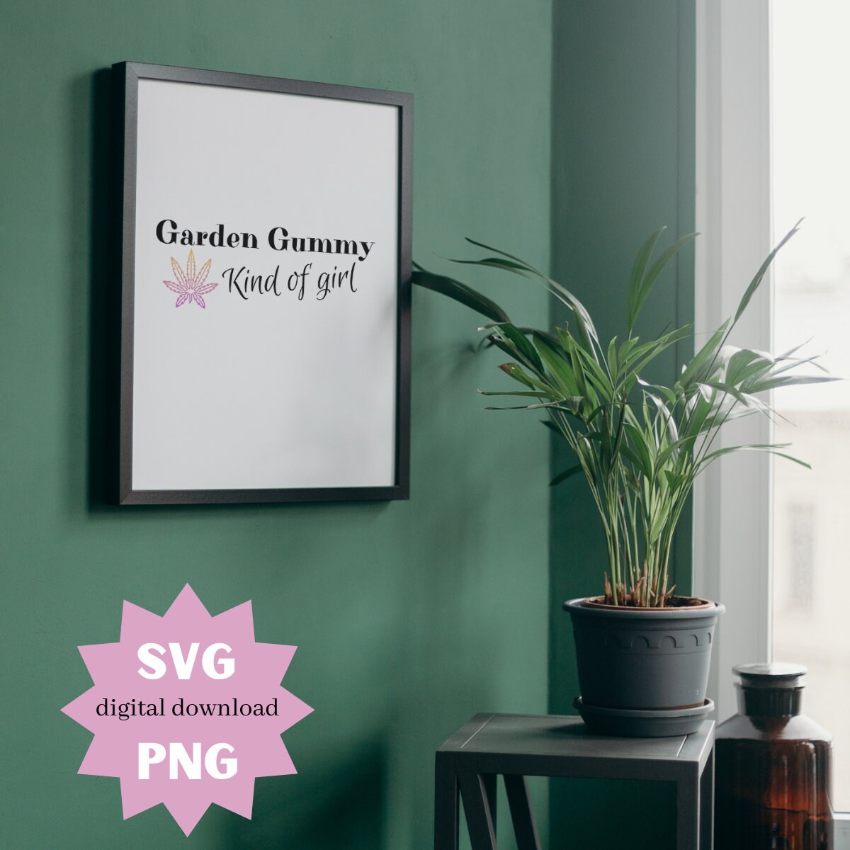 Garden Gummy Girl Svg Png Instant Digital Download, Svg Cut Files, Svg ...