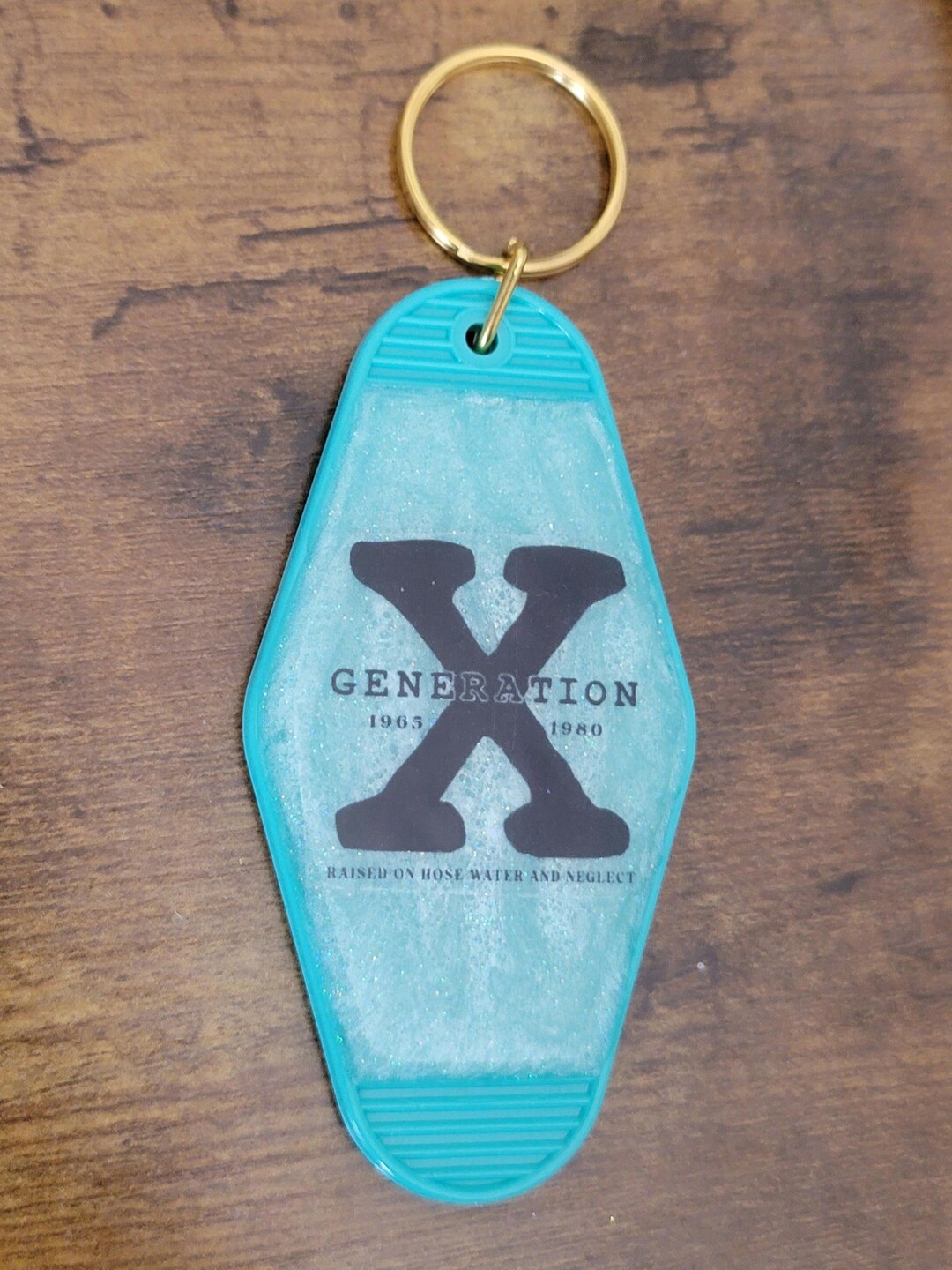 Gen X Hotel Keychain Resin Vintage Motel Key Ring, Mom Keychain, Retro ...