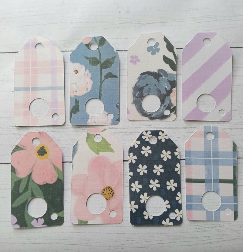 Blue and Pink Floral Cross Stitch Thread Drops, Floral DMC Fancy Floss ...