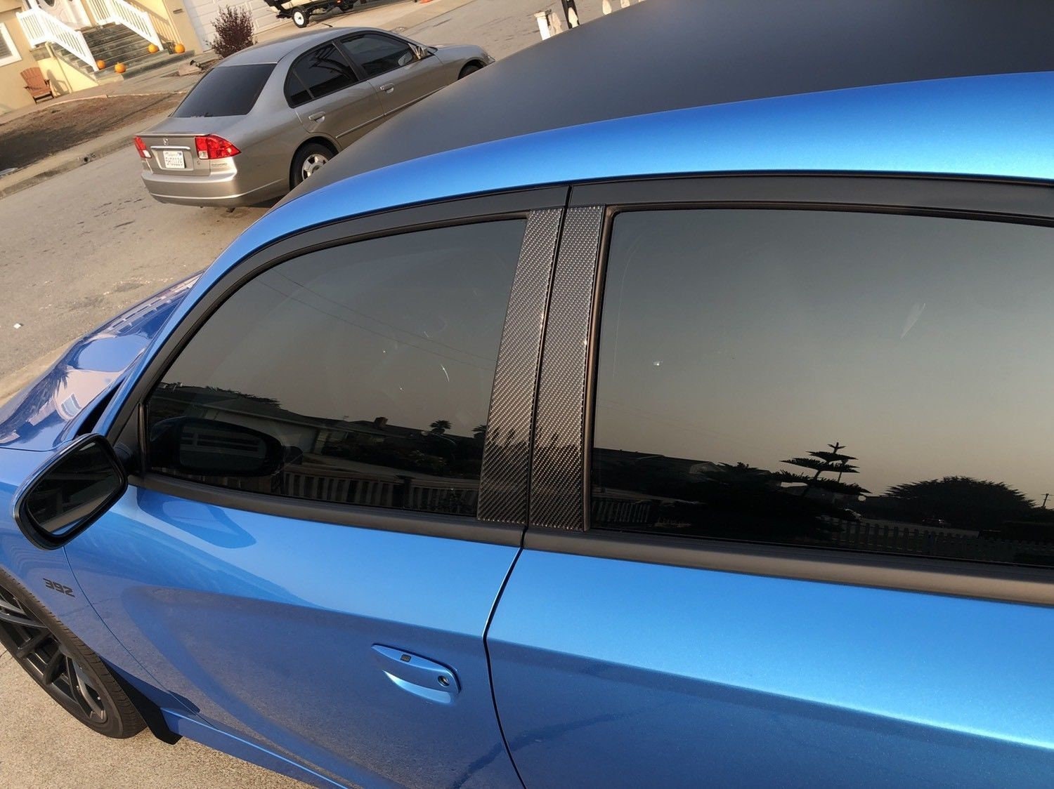 REAL CARBON FIBER Black Pillar Posts for Ford Explorer - Etsy