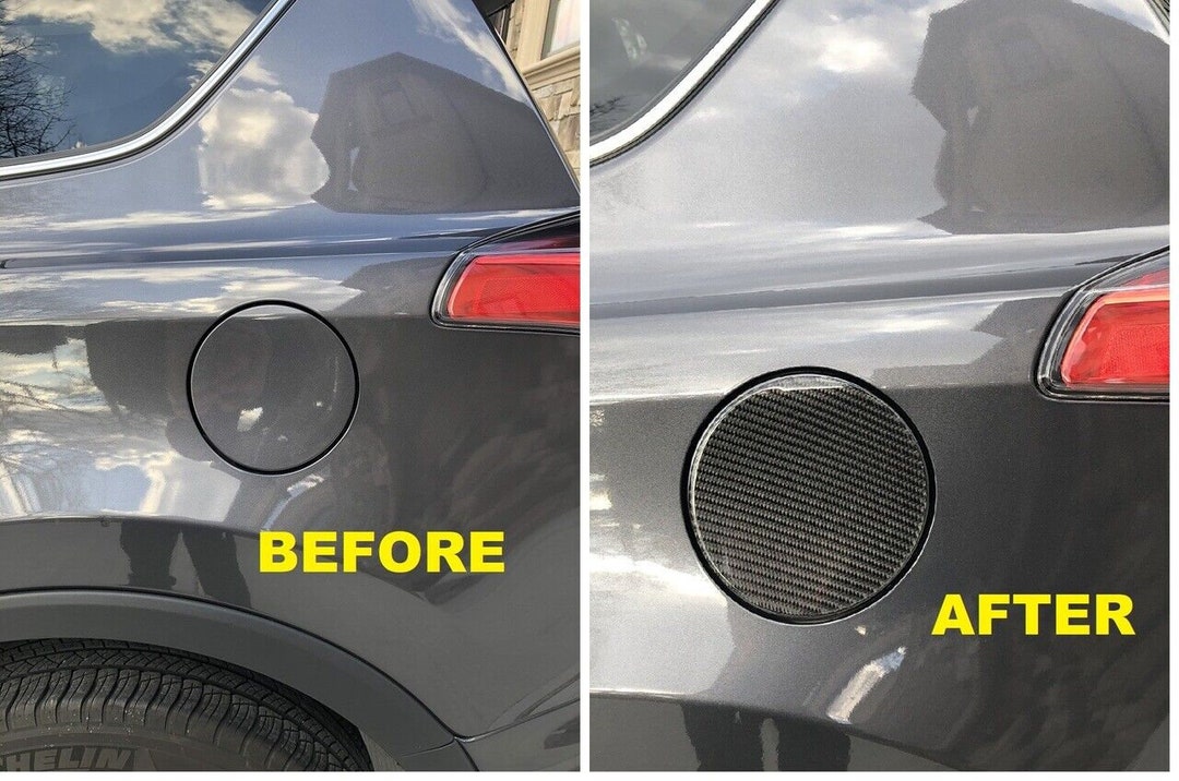 REAL CARBON FIBER Fuel Door Gas Cover Trim Overlay for Gmc Acadia 2007 ...