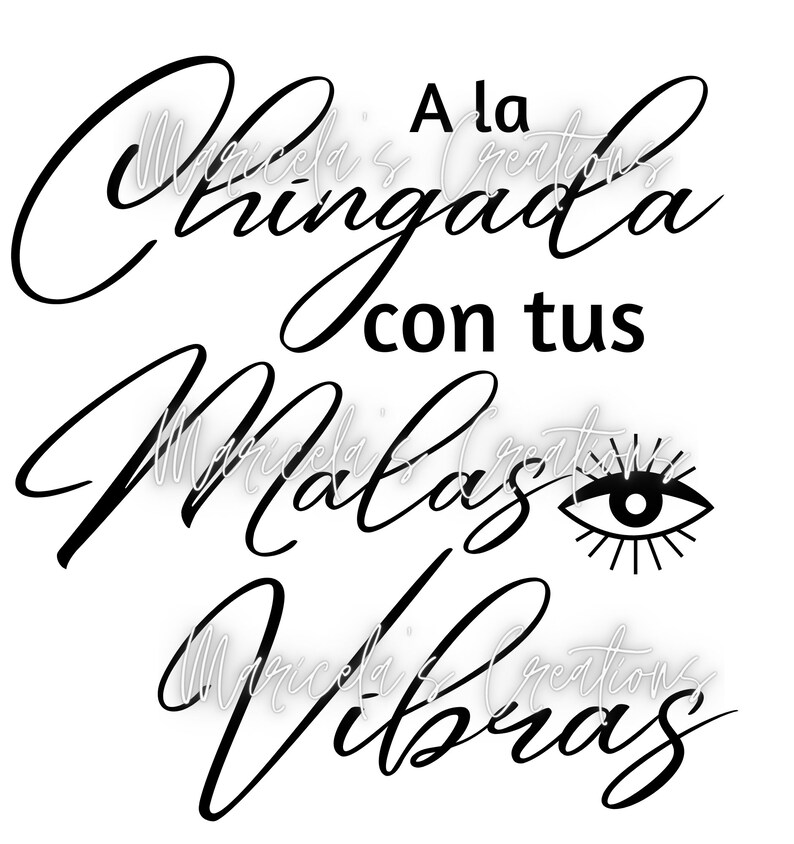 Malas Vibras Svg, Spanish SVG, Latina SVG, SVG Para Playeras, Bad Vives ...