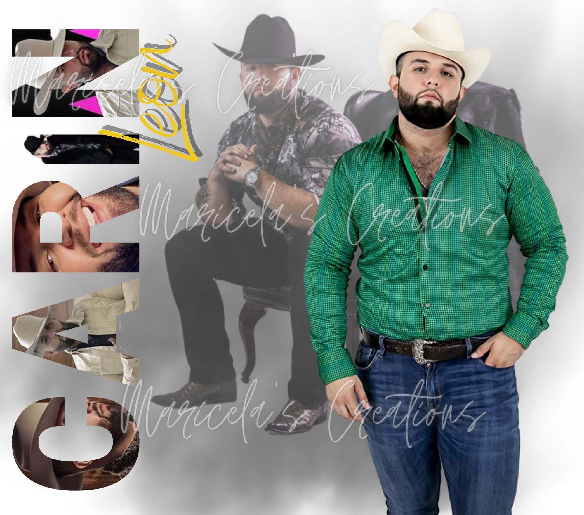 Carin Leon Tumbler Wrap, Carin Leon PNG, - Etsy