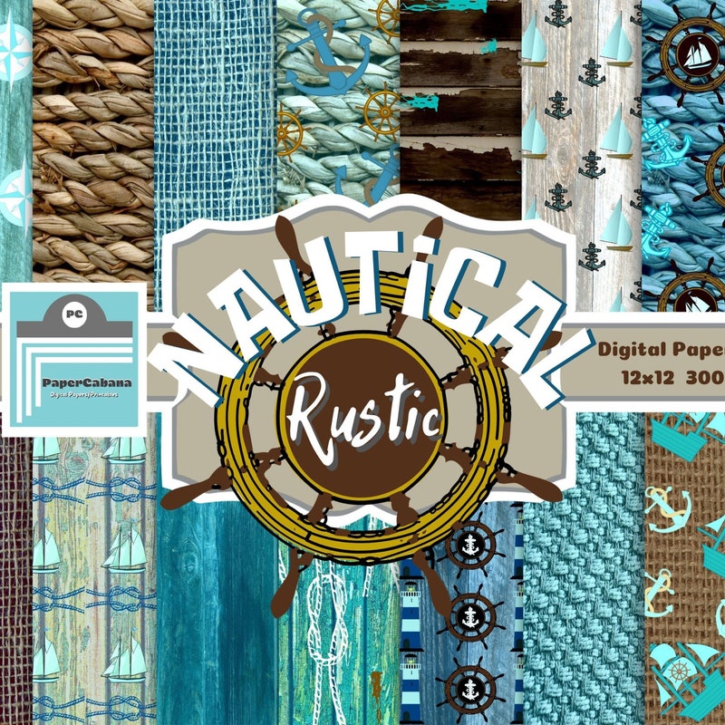 Nautical Paper - Etsy