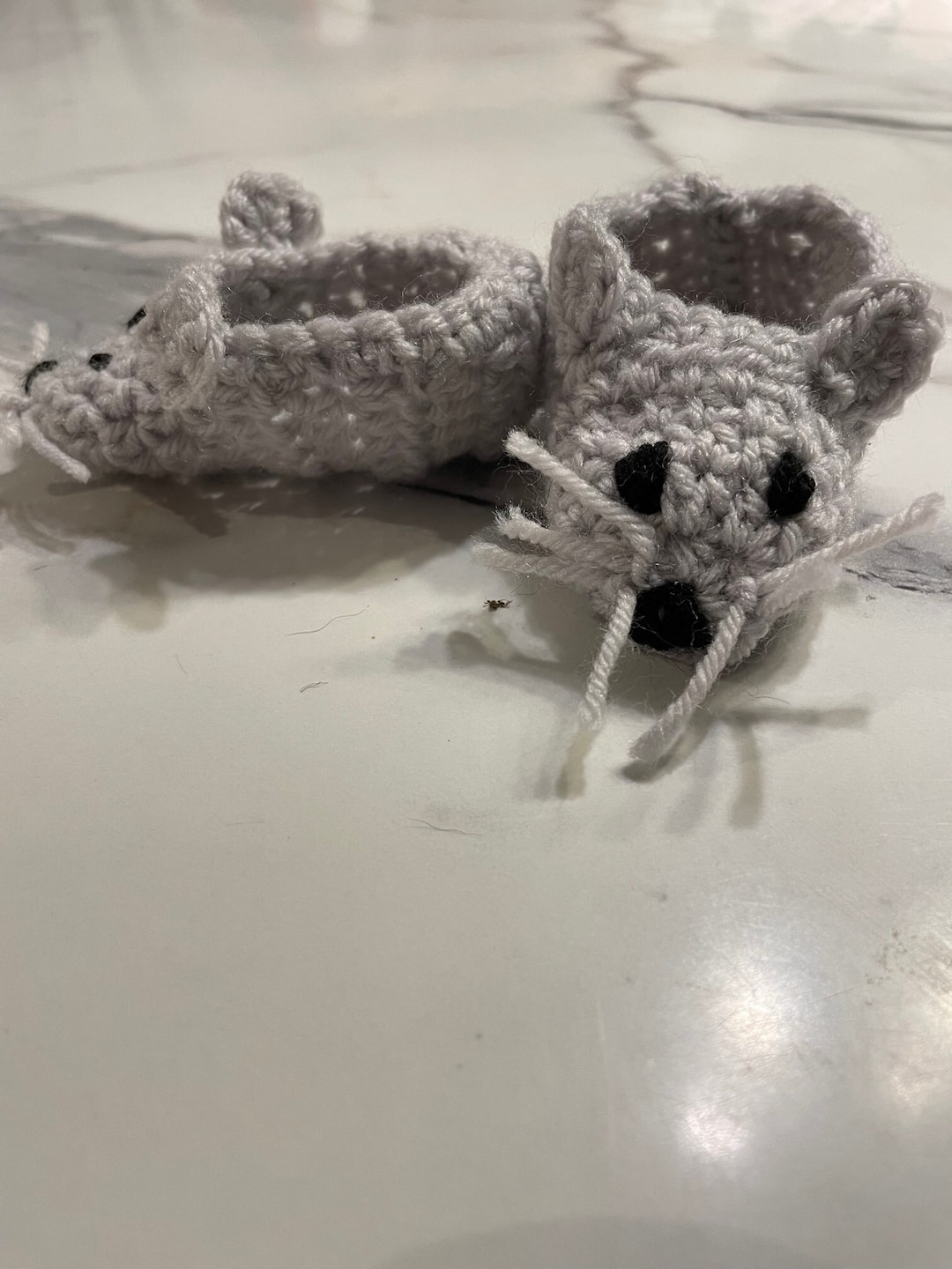 Mouse Baby Booties - Etsy