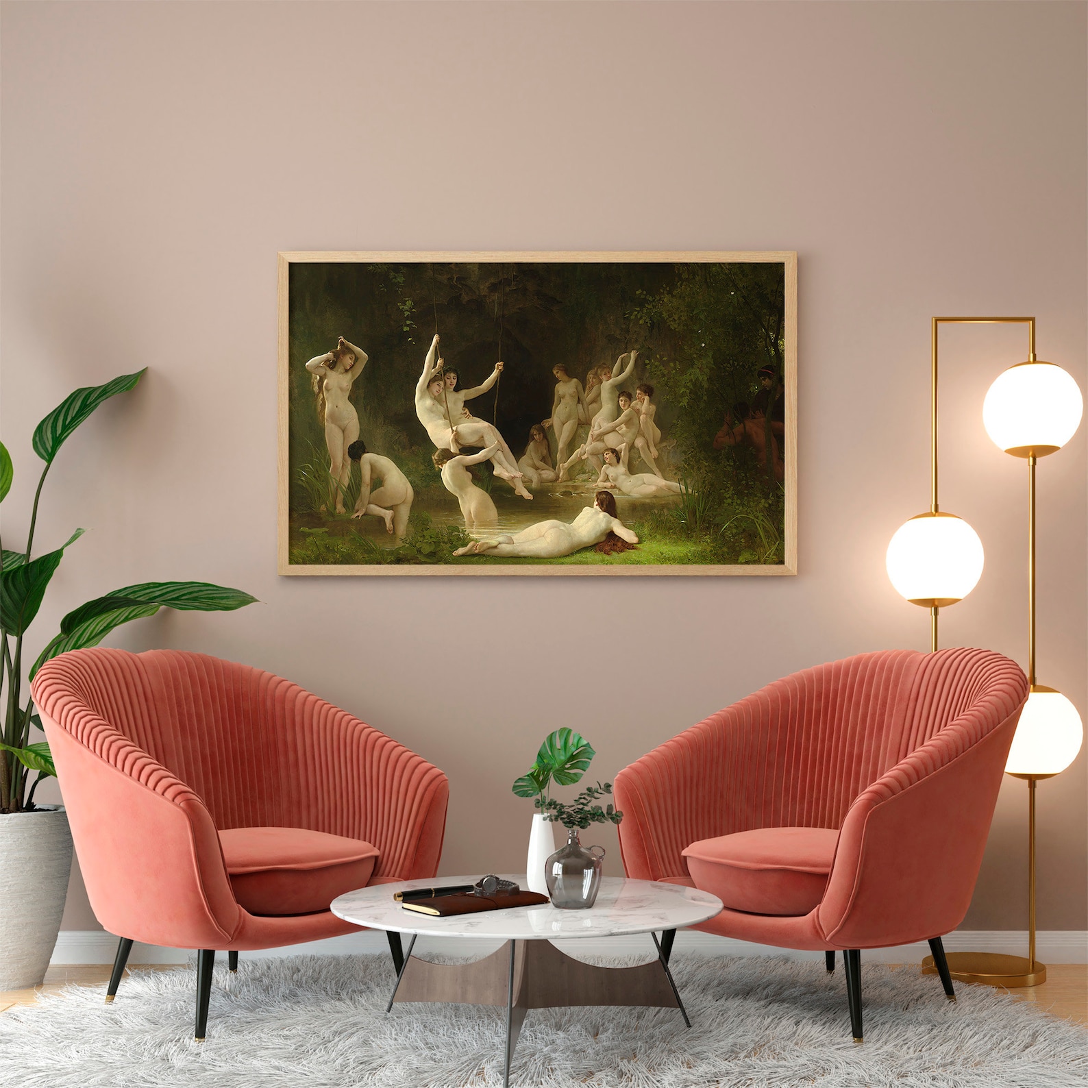 William Adolphe Bouguereau the Nymphaeum Erotic Print on - Etsy