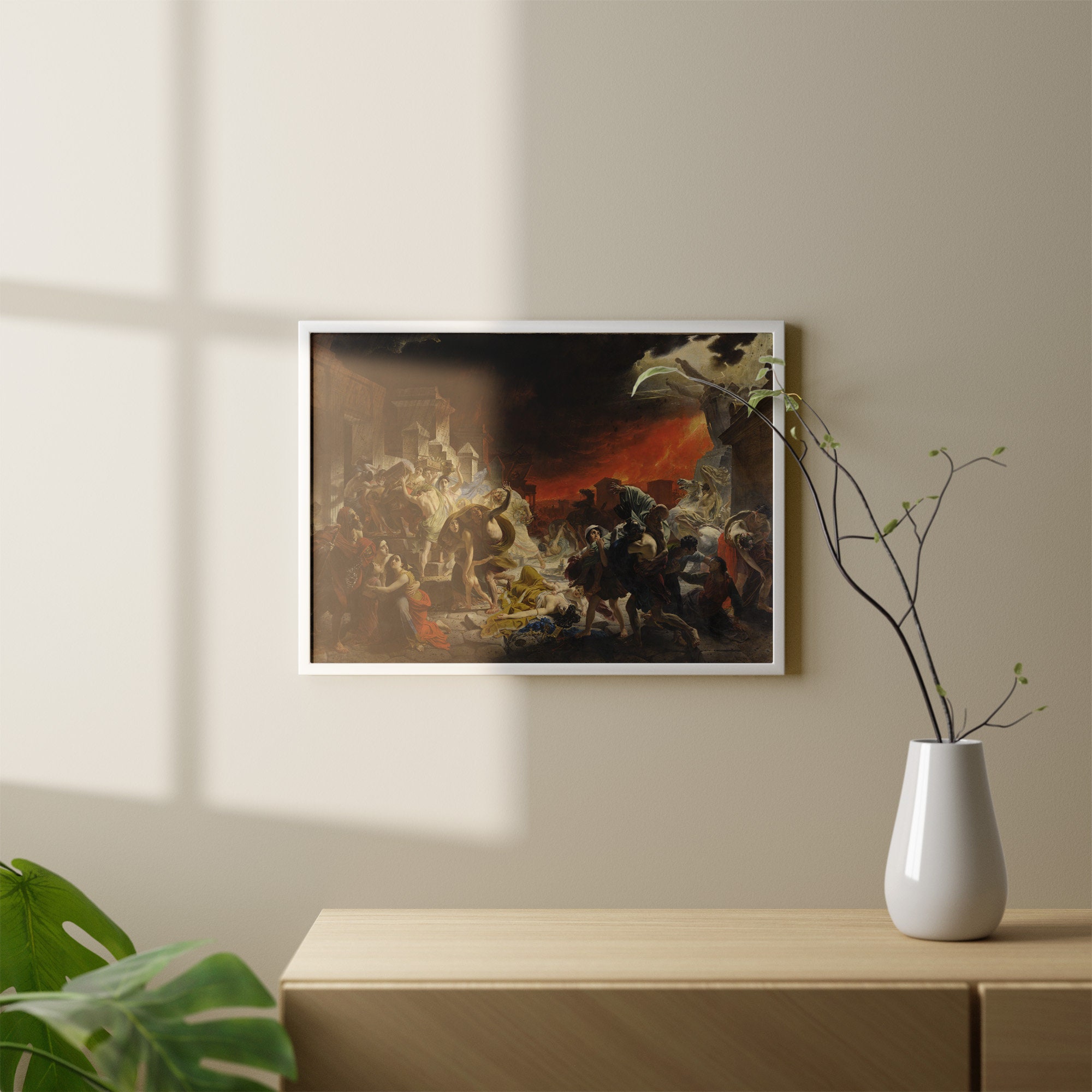 Karl Bryullov the Last Day of Pompeii Print on Canvas Canvas - Etsy