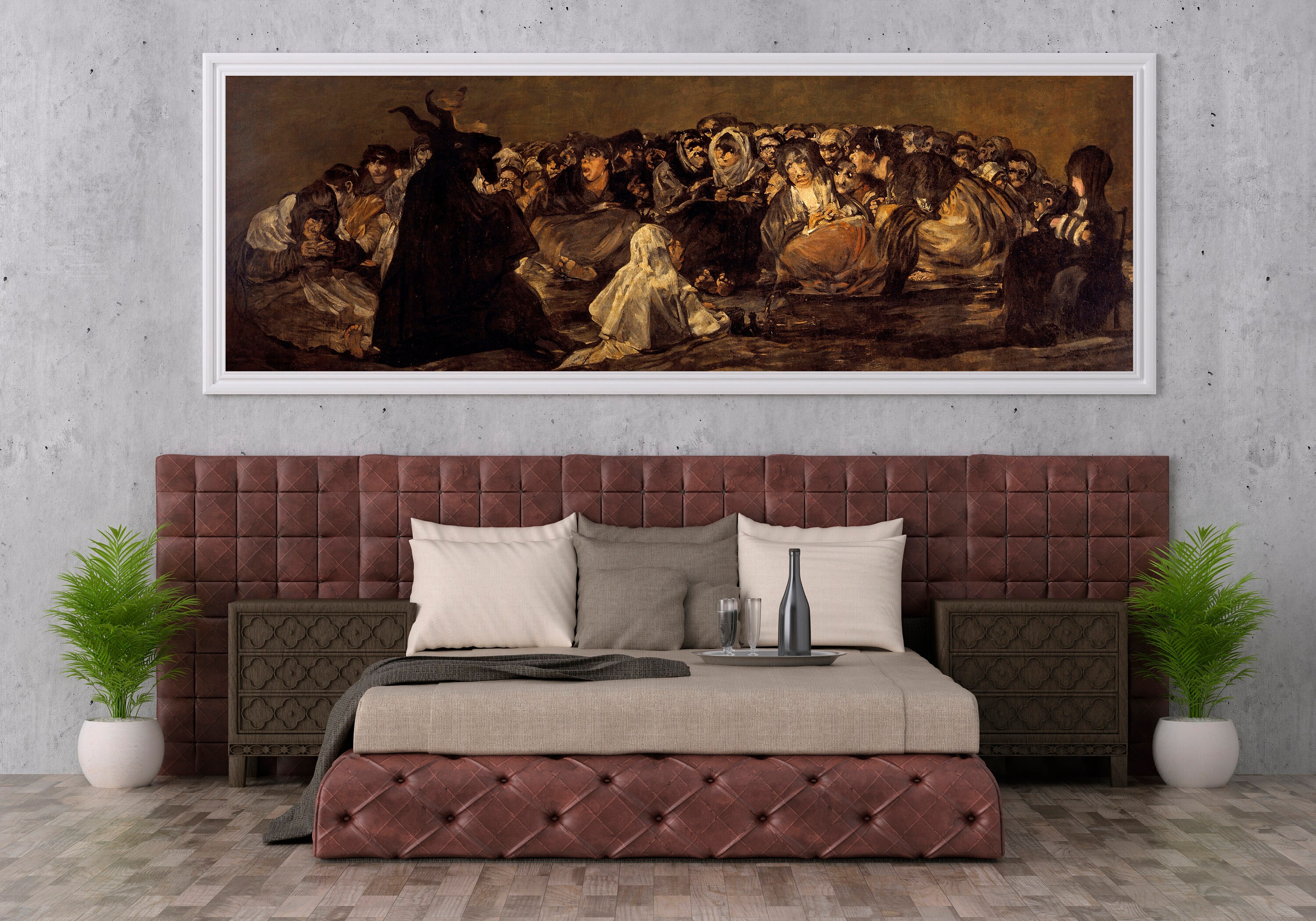 Francisco De Goya Coven of Witches the Great Goat Dark Print - Etsy UK