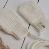 Rainbow Mittens, Hand-knitted Gloves for Kids, Wool and Mohair Fiber ...